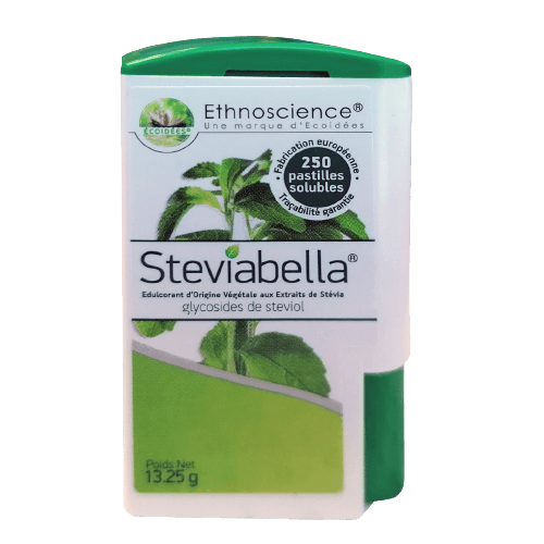 White Stevia Dispenser Tablets 250 capsules Ecoidées | -15% on Kazidomi