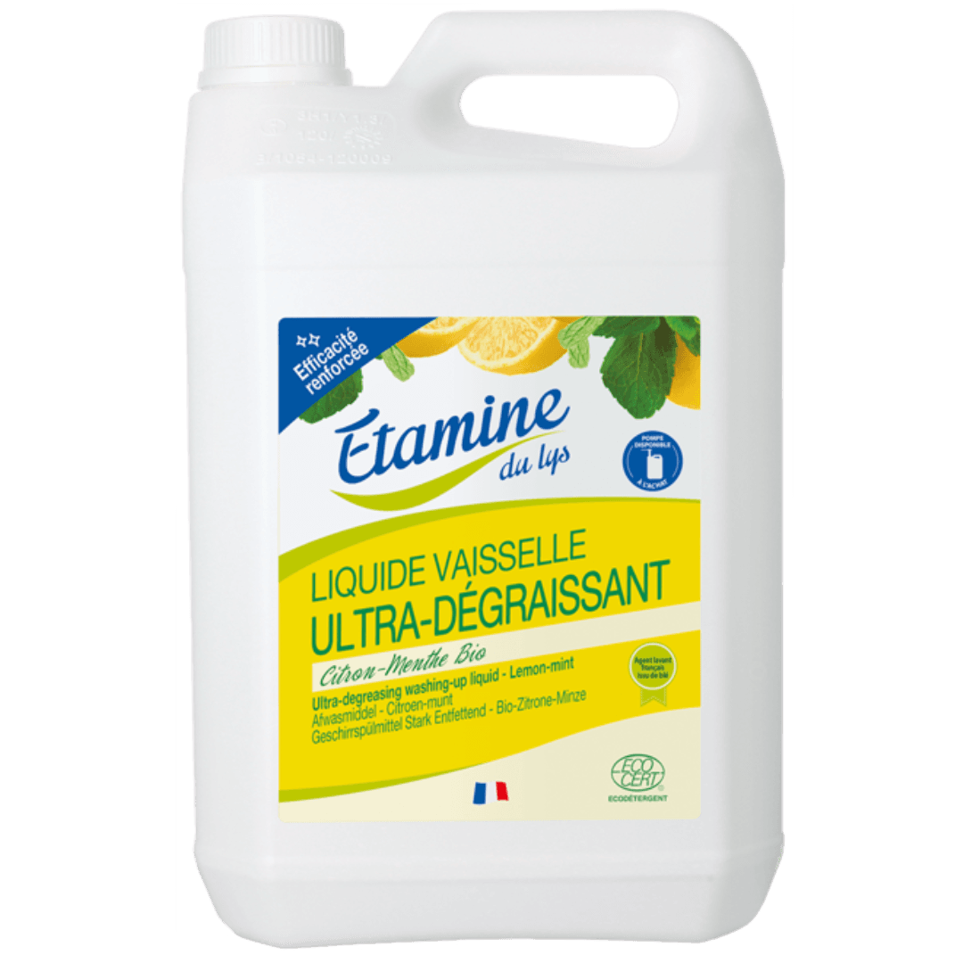 Liquide Vaisselle Citron-Menthe 5L Cosly | Kazidomi