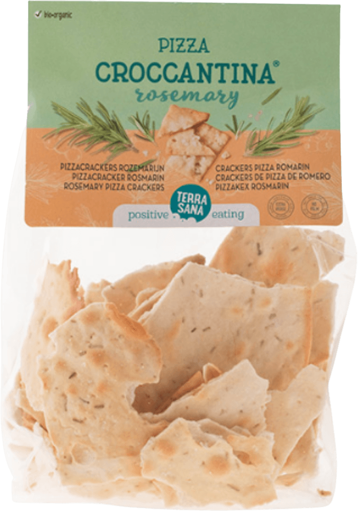 Crackers Crocantina Romarin Bio 200g TerraSana | -15% sur Kazidomi
