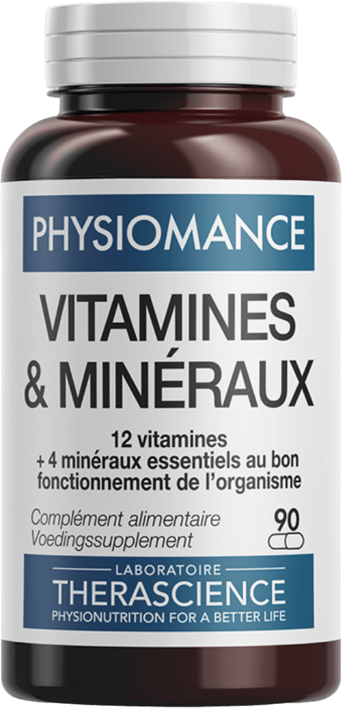 Physiomance Vitamines & Minéraux 90 gelules Therascience | -15% sur ...