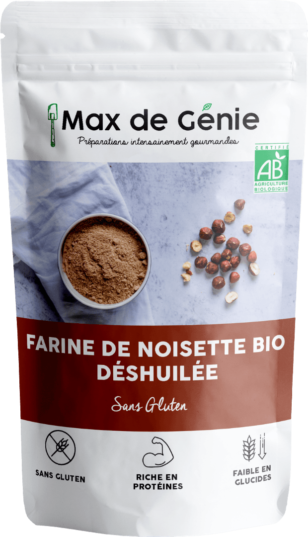 Toasted Hazelnut Flour (Defatted) Organic 250g Max de Génie | -15% on ...