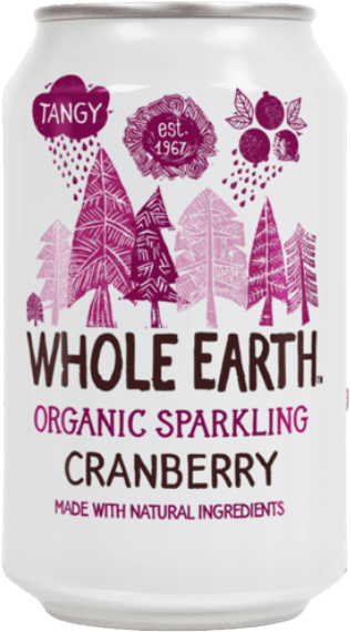 Boisson Pétillante Canneberge Bio 330ml Whole Earth | -15% sur Kazidomi