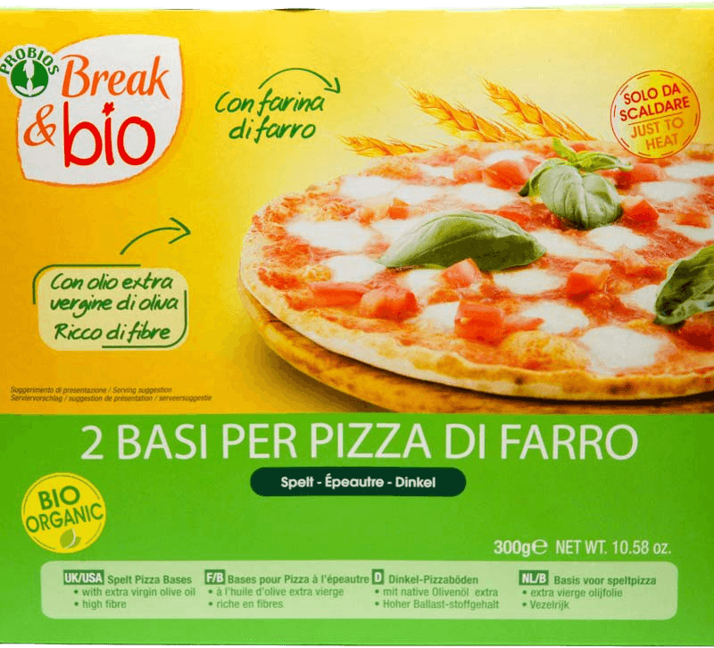 Pâte A Pizza 100% Épeautre Bio 300g Break & Bio | -15% sur Kazidomi
