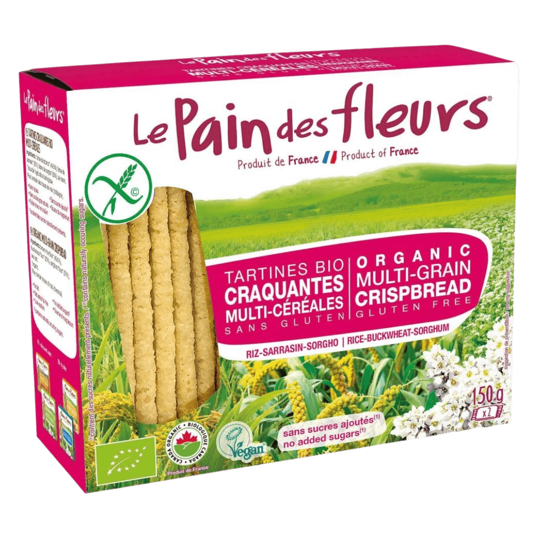 Tartines Craquantes MultiCéréales Bio 150g Le Pain des Fleurs | -12% ...