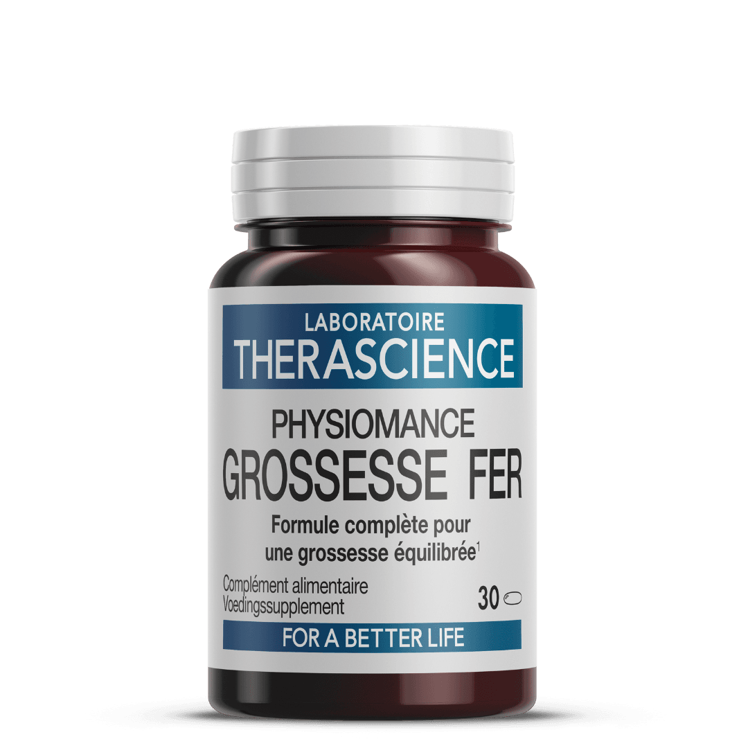 Physiomance Grossesse Fer 30 capsules Therascience | -25% sur Kazidomi