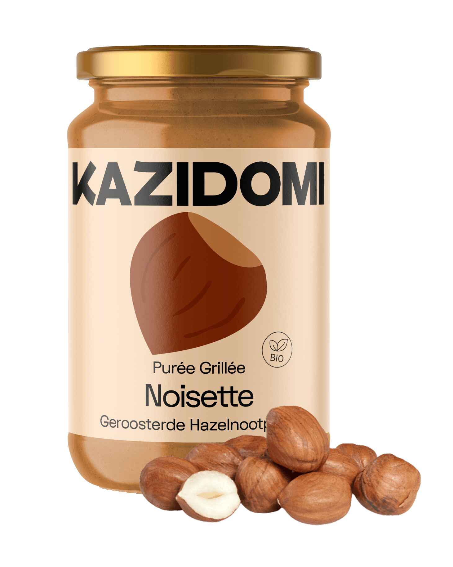 Roasted Hazelnut Puree Organic 500g | -30% on Kazidomi