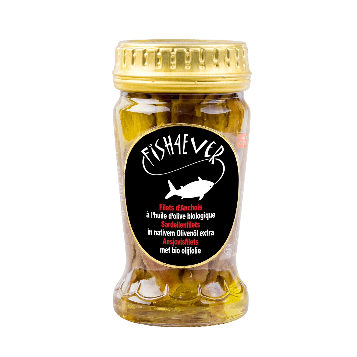 Anchovy fillets in org olive oil 95g
