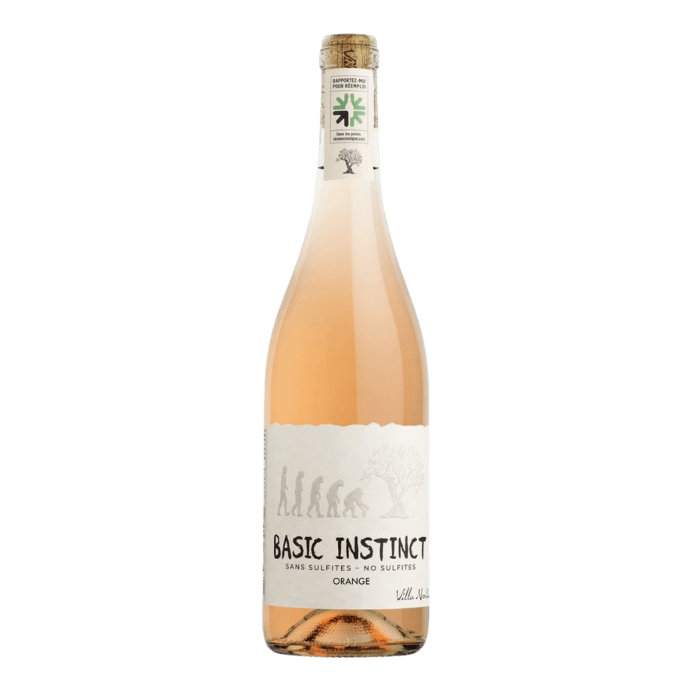 Vin Orange Naturel Bio 750ml Basic Instinct | -15% sur Kazidomi