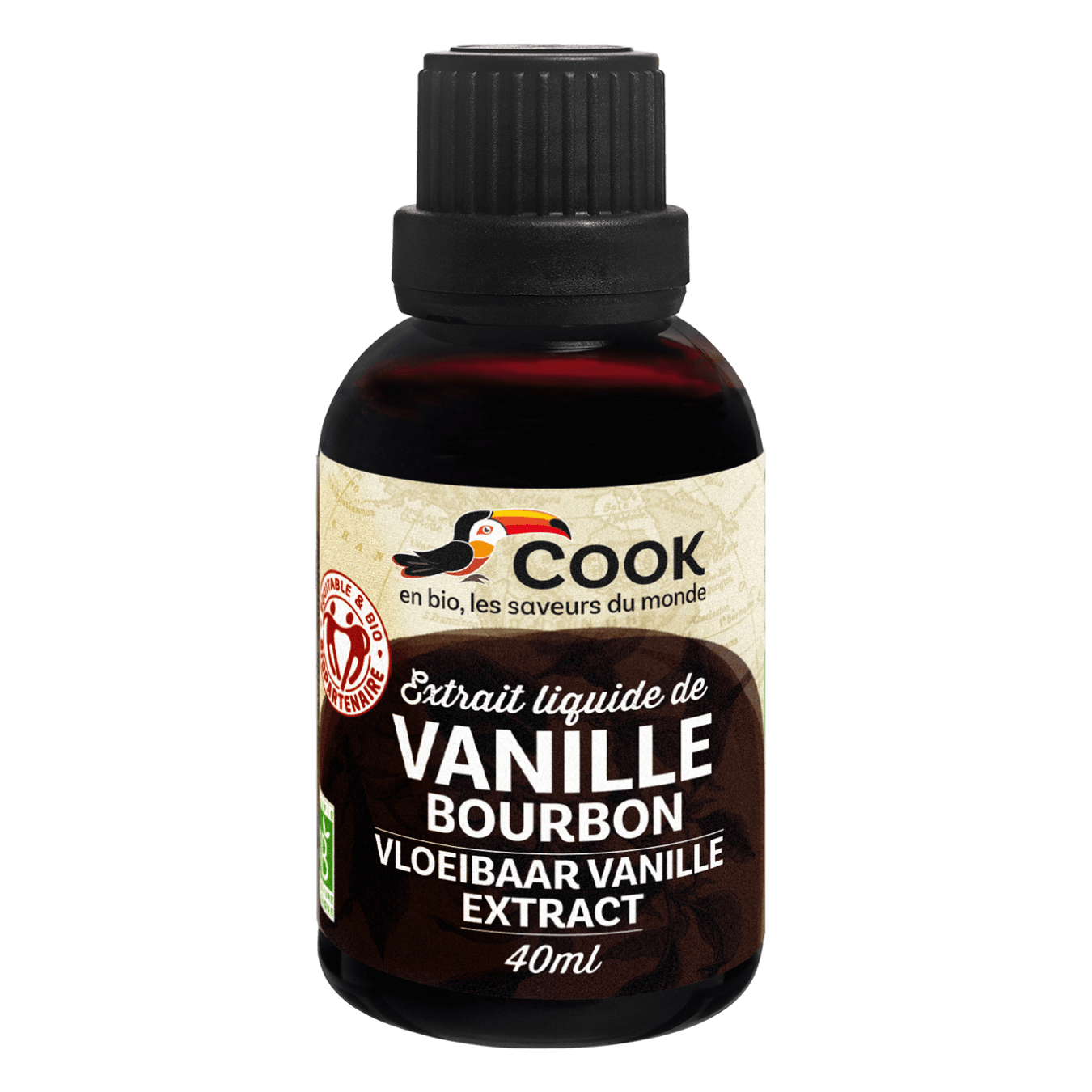 Cook - Extrait de Vanille 40ml Bio 40ml Cook | -15% sur Kazidomi