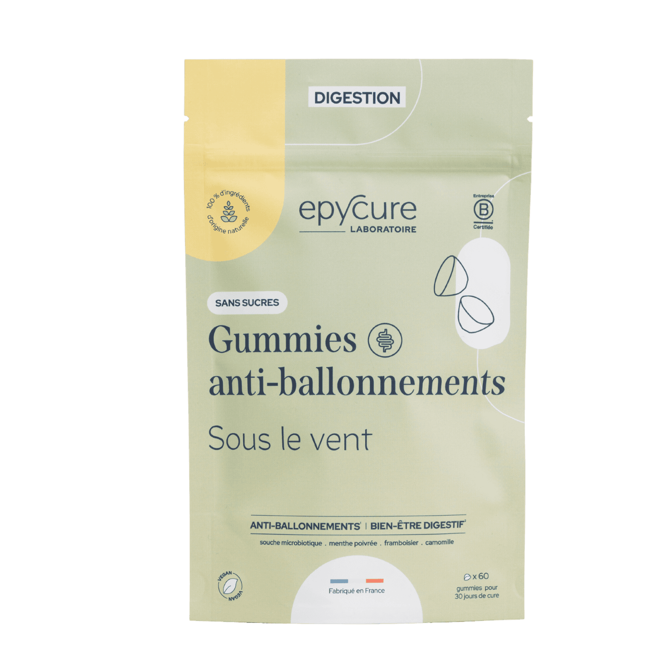 Anti-Bloating Gummies 60 Gummies EPYCURE | -15% on Kazidomi