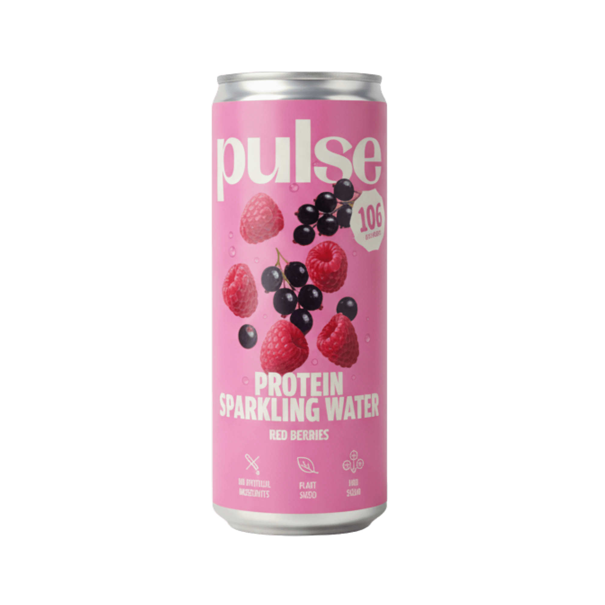 Protein Sparkling Water Red Berries 330ml Pulse Protein | -20% on Kazidomi