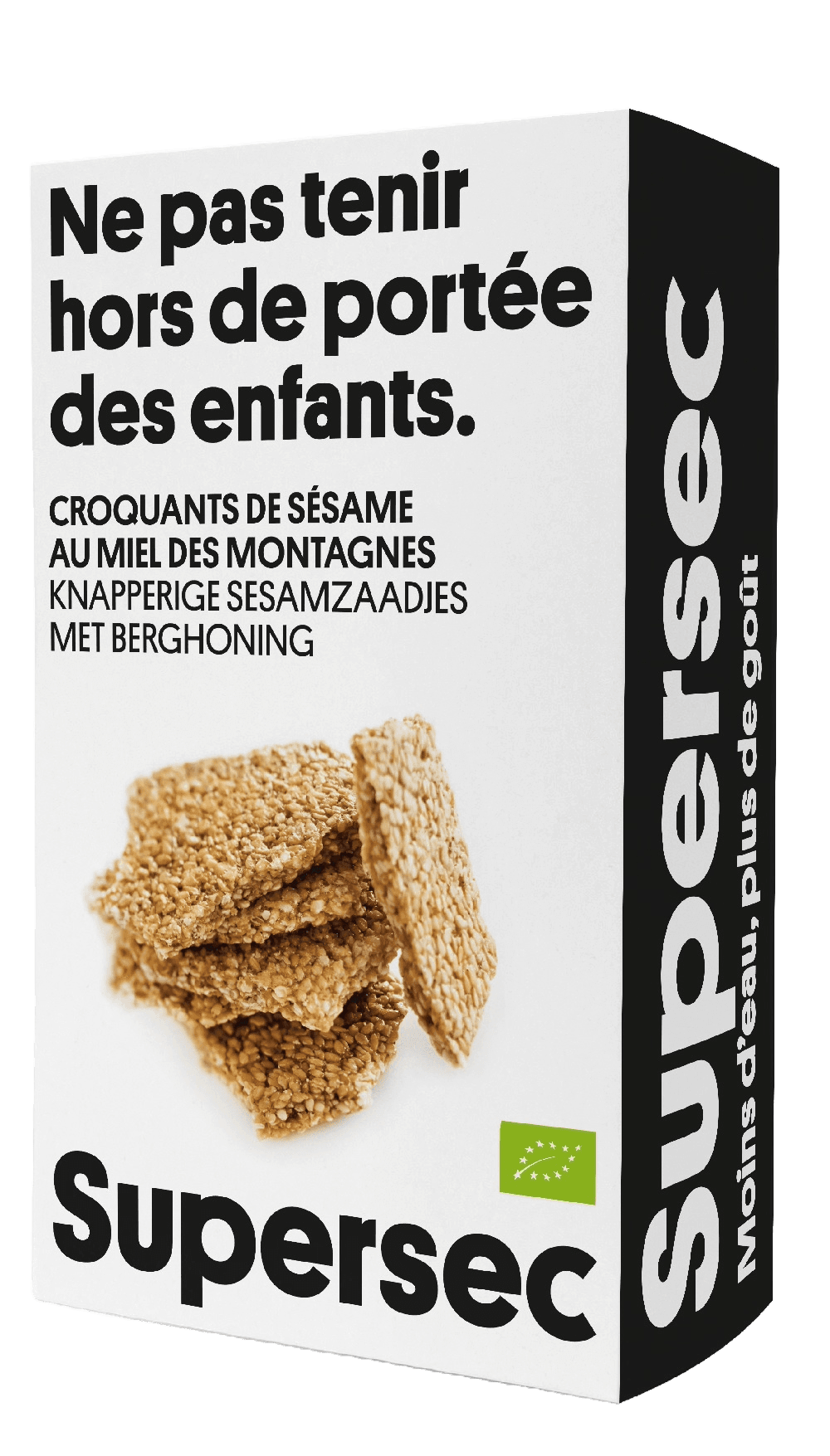 Mountain Honey Sesame Crunch 130g Supersec |Kazidomi