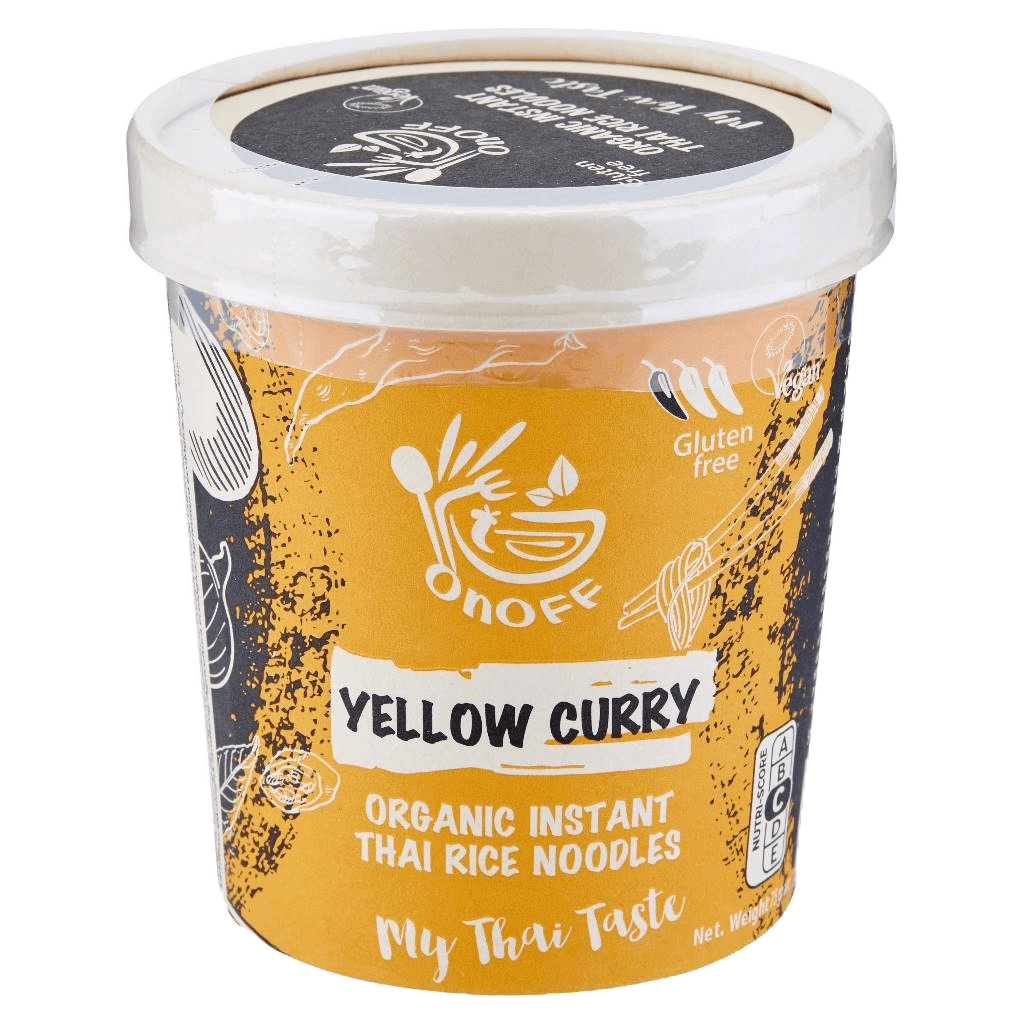 Yellow Curry Instant Noodles Organic 75g OnOff | -15% on Kazidomi
