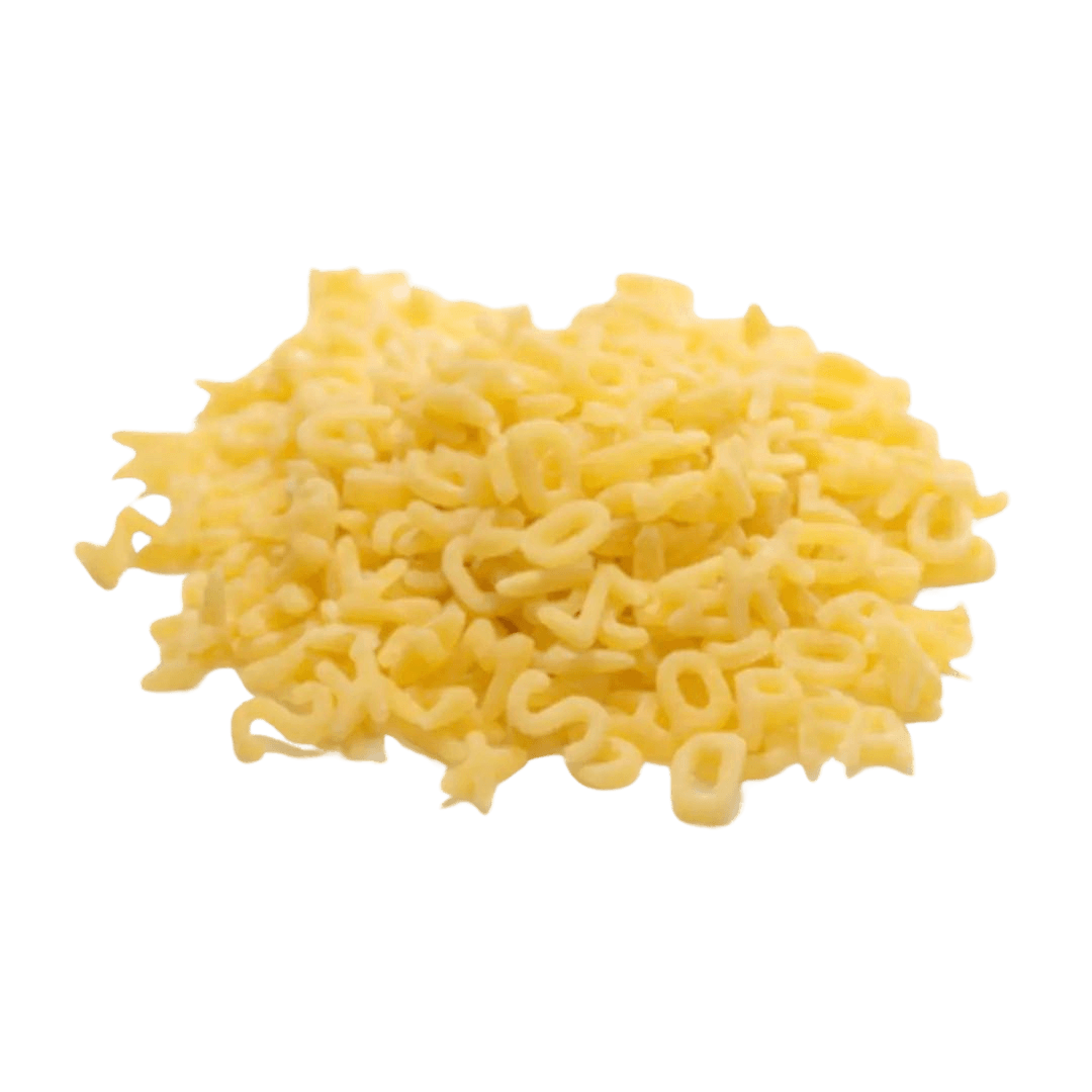 White Alphabet Pasta in Bulk Organic 1Kg Kazidomi Vrac | -30% on Kazidomi