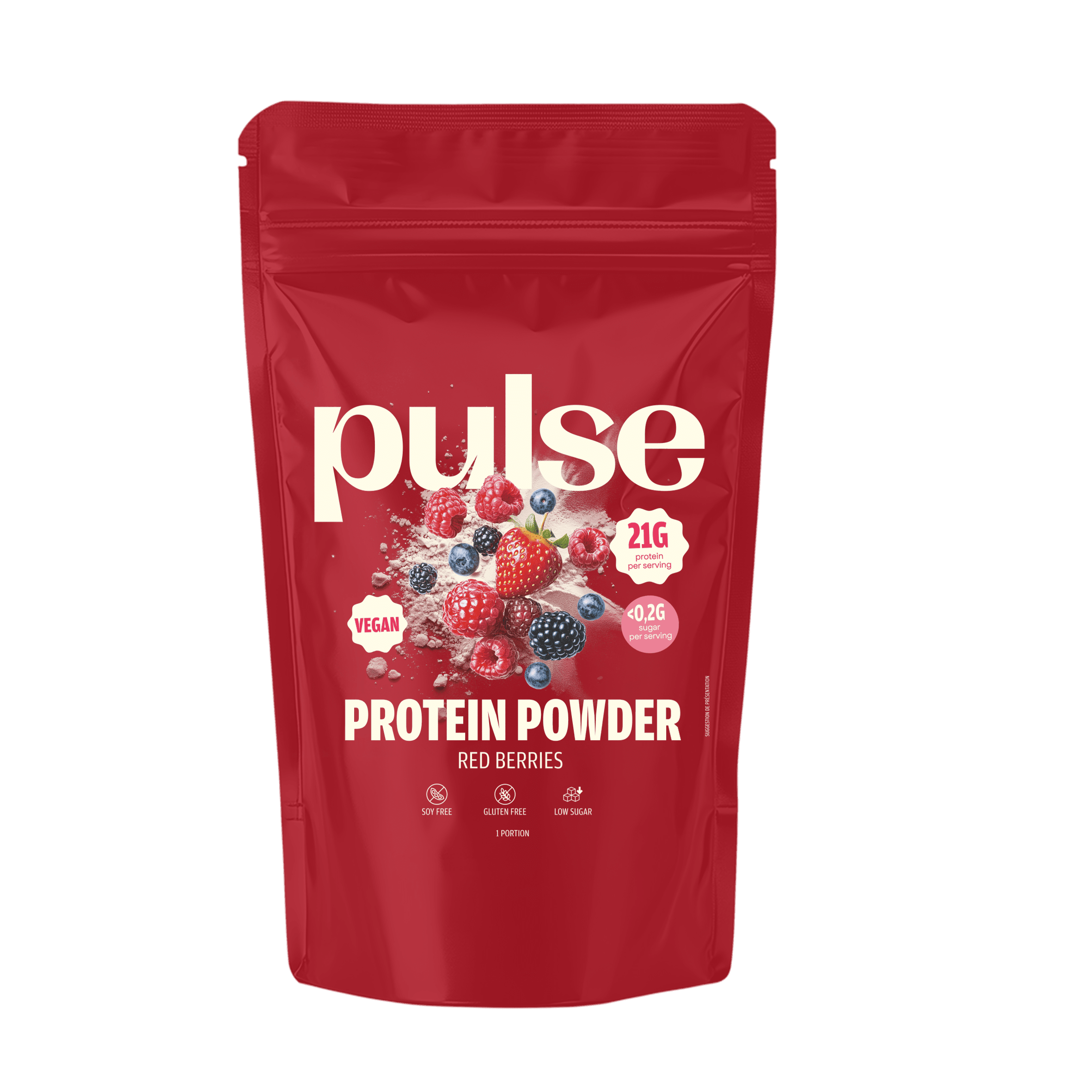 Dose Unique Protéine végétale fruits rouges (71%) 30g Pulse Protein ...