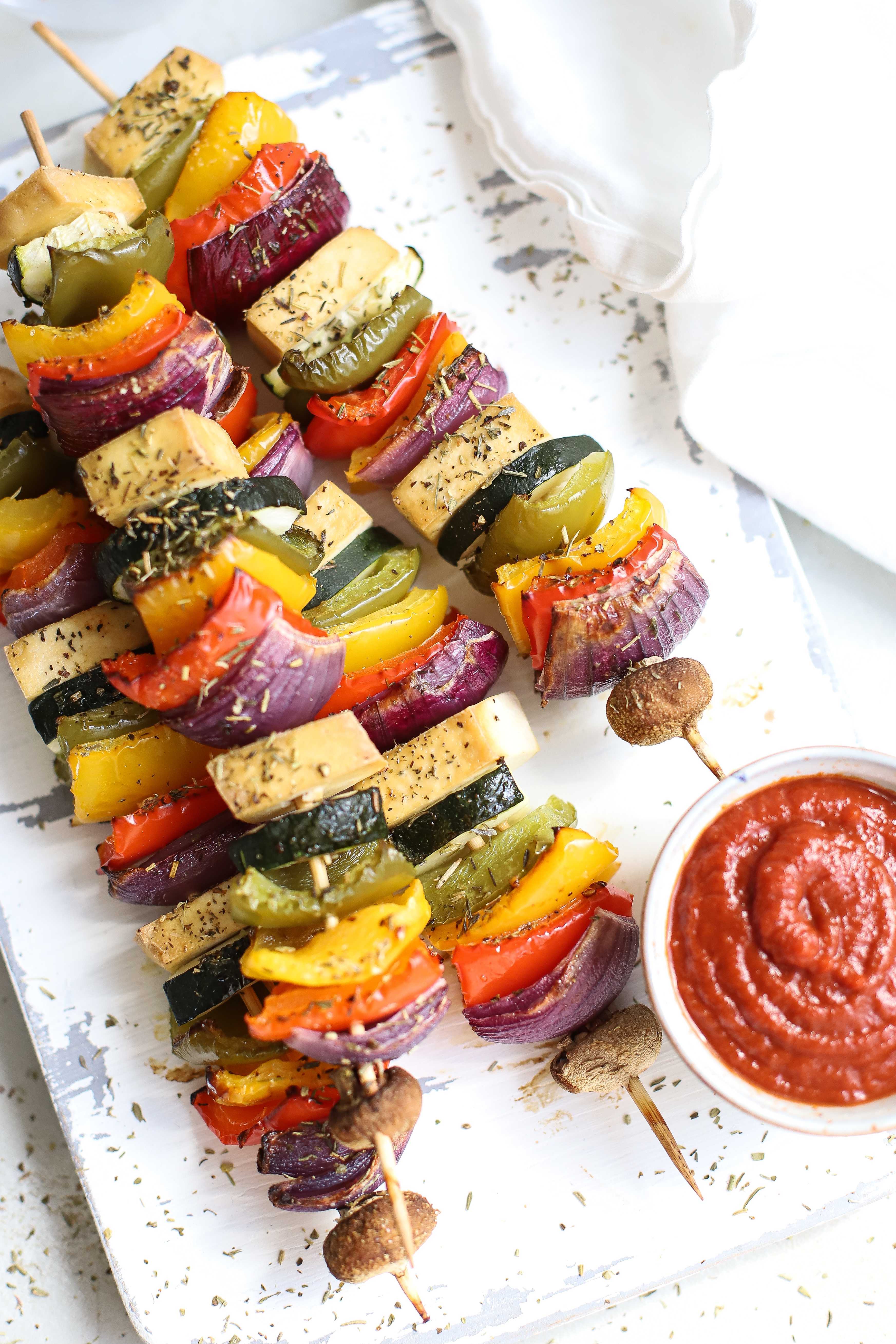 Recette de brochettes de légume estivales