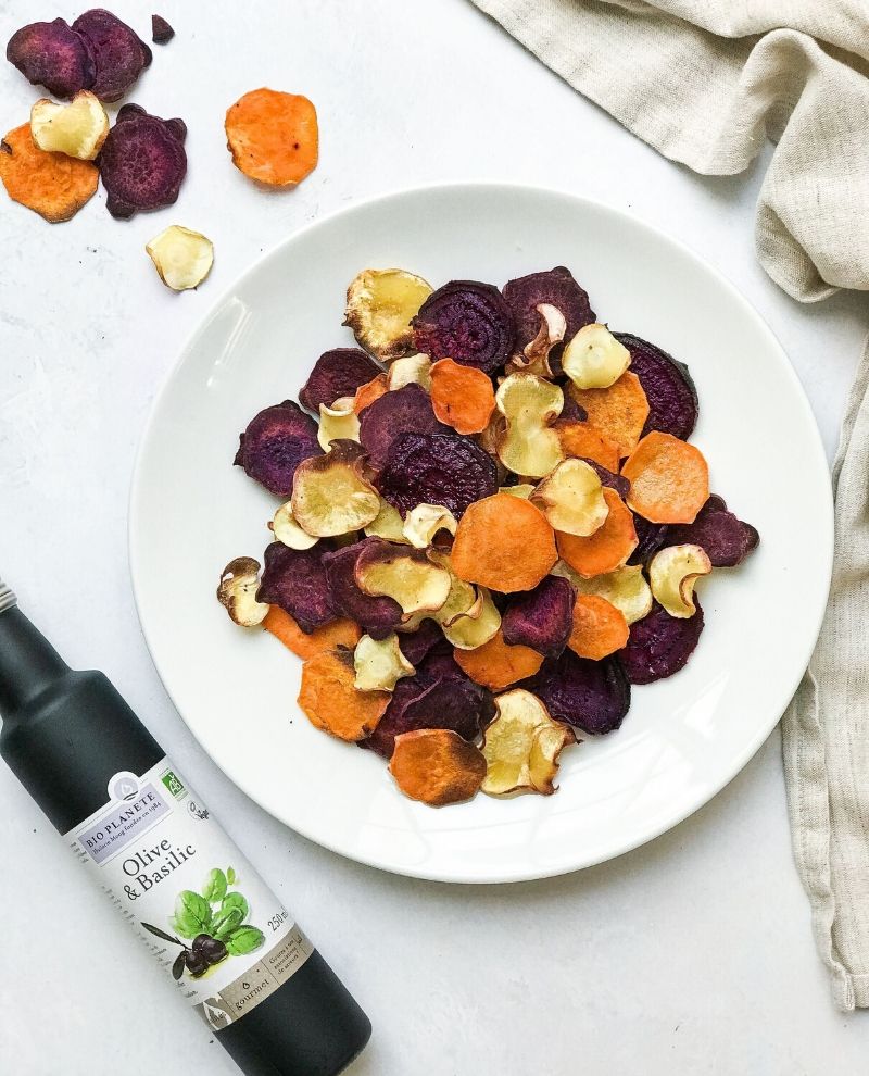 Recette de chips de légumes | Recettes healthy, saines Kazidomi